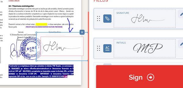Tutorial semnare contract de studii Academia de Afaceri